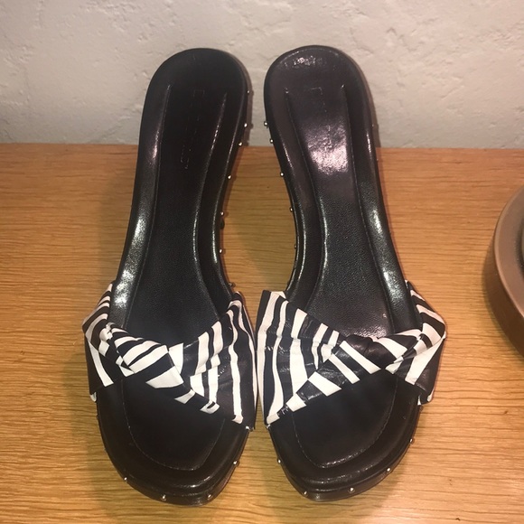BCBGirls | Shoes | 3for 5 Bcbg Girls Zebra Heeled Sandals | Poshmark